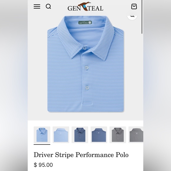 Genteal | Shirts | Genteal Mens Performance Golf Polo | Poshmark
